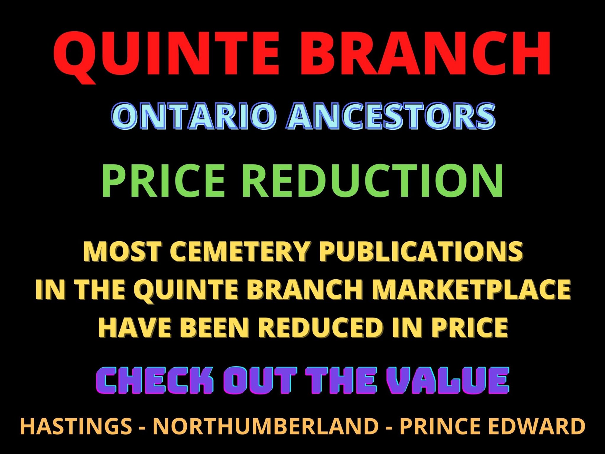 Quinte Branch of the Ontario Genealogical Society – Ontario Ancestors